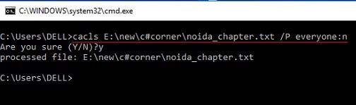 How To Lock File And Folder Using Command Prompt Cmd In Windows 10 4223